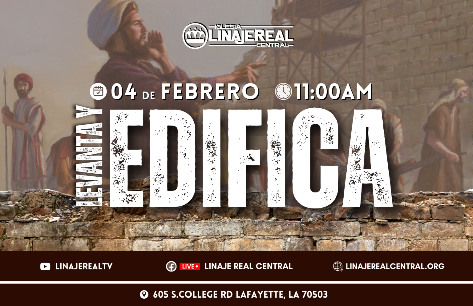 Levantate & Edifica - Ap. Paty Morales - Ministerio Internacional Linaje Real Central